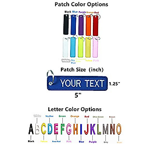 N A Custom Embroidery Keychain, Personalized Keychain 1 PC, Car Key Chains for Men Double Side, Cute Keychains for Women (Fabric)