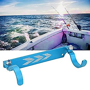 Velaurs Competitive Side Hanger, Fishing Box Fast Hanging Accessories Aluminium Alloy for Fishing for Fishing Tool(Blue)