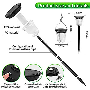 Zisnkdas 200 Lumens Solar Pathway Lights,4 Pack Landscape Path Lights Waterproof, IP65 Warm/White Solar Driveway Lights,Long Lasting LED Solar Walkway Light for Garden,Lawn,Path,Patio