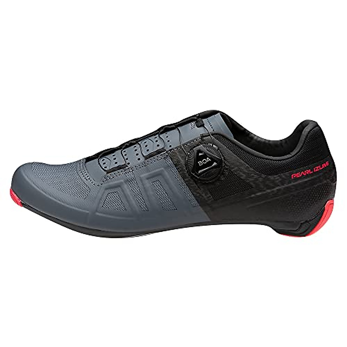 PEARL IZUMI Women's Attack Road Cycling Shoe, Black/Atomic Red, 36.5