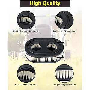 Cinkenyo 2 Pack 798452 798339 593260 334404 Lawn Mower Air Cleaner Cartridge Filter, Used on 4247 5432 500EX 550EX 575EX 625EX 675EXI 725EXI Series Engine Lawn Mower Air Filter