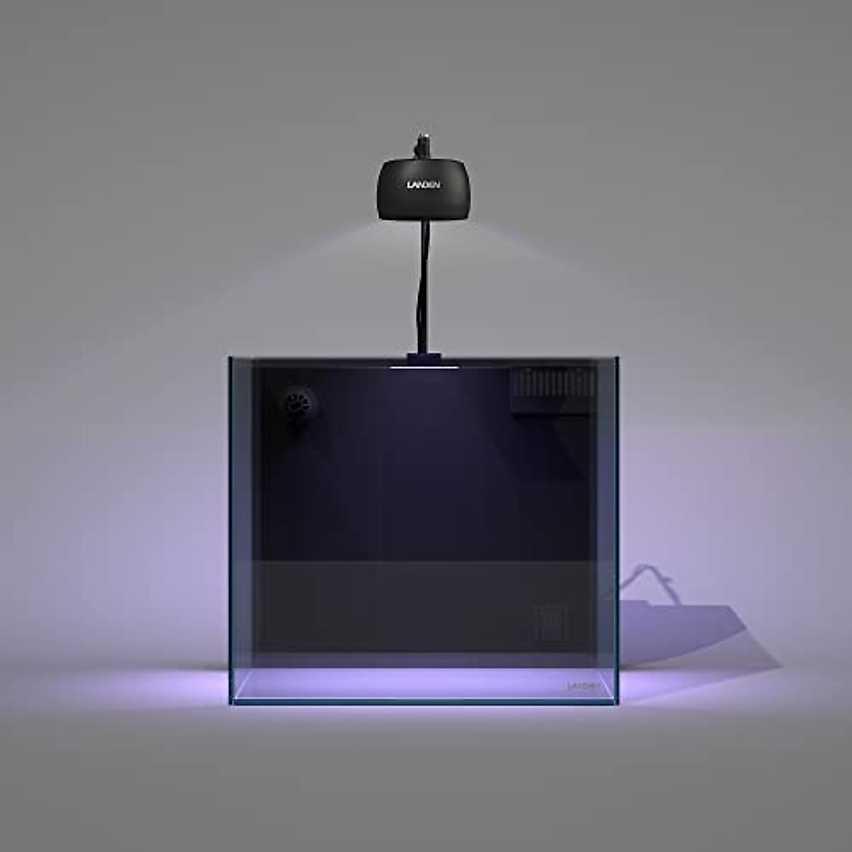 LANDEN HYDROLIT 35 RGB LED Aquarium Light for Freshwater- Full Spectrum Lighting with Adjustable BrightnessWith Controller(Light with Mount Kits only)