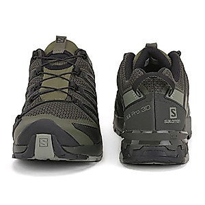 Salomon XA PRO 3D v8 Trail Running Shoes for Men, Grape Leaf/Peat/Shadow, 10.5