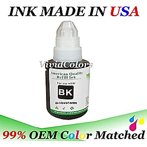 Vivid Colors Refill ink use with Mega tank GI 190 290 GI890 GI990 GI590 GI-290 4 pack