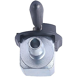 Fuel Shut Off Valve 1/4 Inch Line (Pack of 2) Compatible with 180 Degree Oregon 07-403 07403 Scag 48568 Sunbelt B1SB868 Heavy-Duty Inline Cut Petcock Diesel Petrol Gas Shut Off Valve