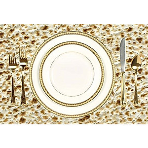 Creative Boards Passover Matzoh Place mats, Beautifully Designed Matzo Table Mats (Paper 12 Per Pack)