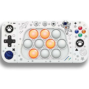 Fast Push Handheld Game, Pop Light Up Game Toys Upgraded Version 2, Lightly Push to Turn Off The Lit Bubbles.Fidget Sensory Toys for 6 7 8 9 Year Old Kids Boys & Girls & Teens Birthday Gifts