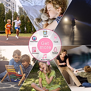 AstraMinds Kids Smart Watches Girls Boys - Kids Smartwatch with 15 Games,Habit Tracker,2 Camera,10 Stories, Smart Watch for Kids Boys Girls Ages 3-10(Pink)