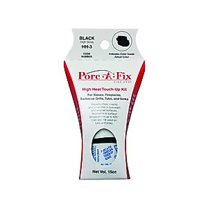 Fixture Fix HH-3 Porcafix High Heat Gloss Glaze, Black