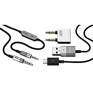 Samsung AKG N700NC Over-Ear Foldable Wireless Bluetooth Headphones, Active Noise Cancelling Headphones - Silver (US Version)