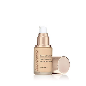 jane iredale Beyond Matte 3-in-1 Liquid Foundation, Long-wear, Buildable Coverage, Vegan, Clean, Cruelty Free, Semi Matte Finish, M6