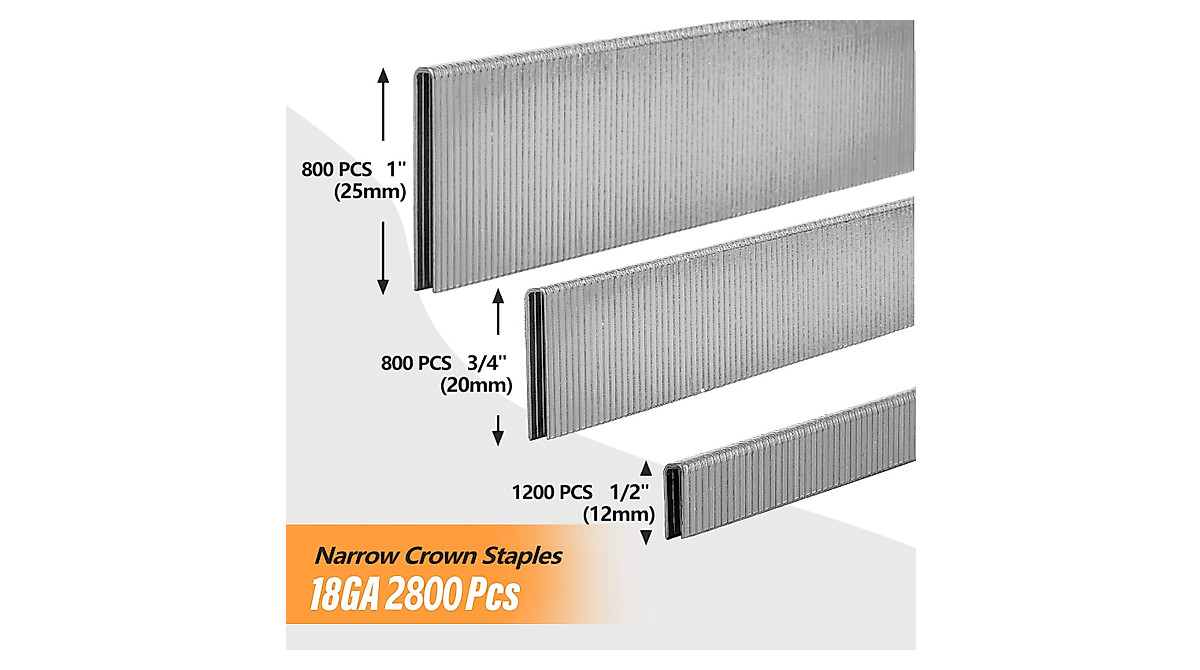SITLDY 2800-Count Heavy Duty Crown Staples