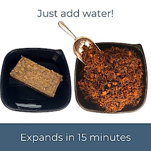 Southside Plants Coco Chip Medium Coconut Substrate for Garden Potting Soil - 100% Organic & Eco-Friendly 11 lb Brick for Indoor & Outdoor Flowers Plants Growth – 5 Kg