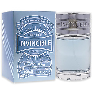 New Brand Perfumes Prestige Invincible EDT Spray Men 3.3 oz (sem numero)