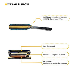 Hechitok Show design fashion animal woman man leather wallet,long wallet card bag organizer (10)