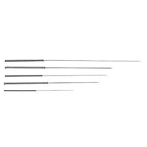 ASHATA 5PCS Nozzle Cleaning Needles Kit Tool for Duplicator, RepRap and Other 3D Printers, Made of Stainless Steel, 0.2mm, 0.3mm, 0.4mm, 0.5mm, 0.6mm