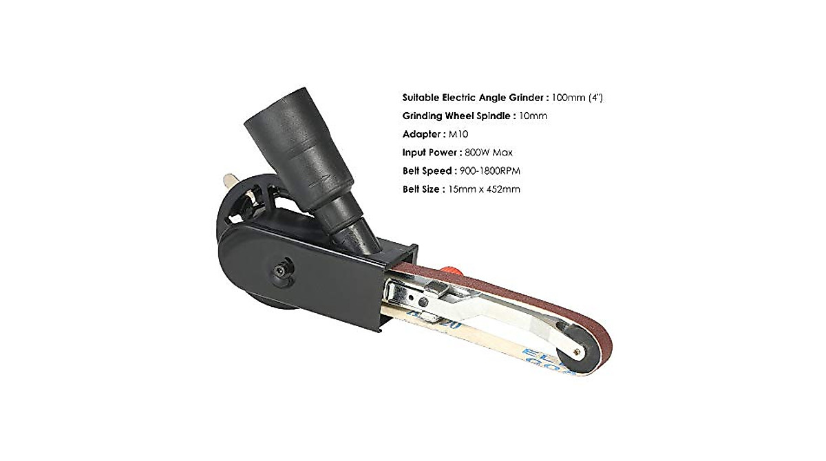 VISLONE Belt Sander Adapter for 4.5" and 5" Grinders