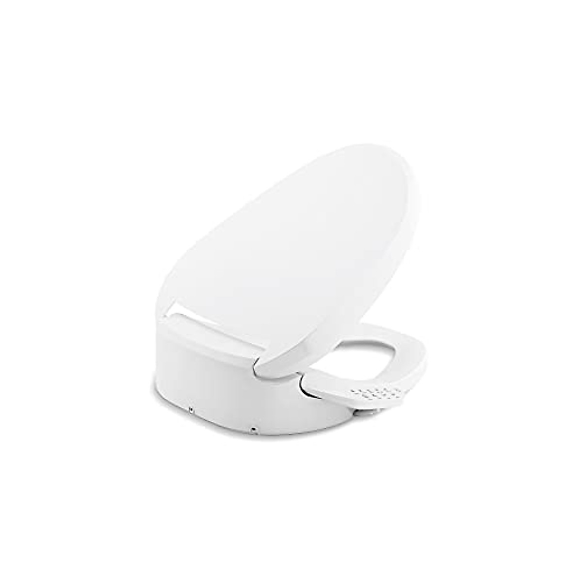 KOHLER 8298-0 PureWash E590 Elongated Bidet Toilet Seat, Heated Bidet, Bidets for Existing Toilets, Nightlight, Self-Cleaning Nozzle, Biscuit