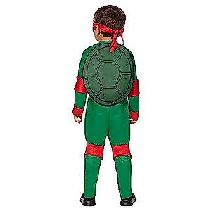 Spirit Halloween Teenage Mutant Ninja Turtles Toddler Raphael Costume | Officially Licensed | TMNT | Group Costumes