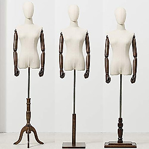 Mannequin Tailors Dummy Dressform Tailors Dummy Clothing Store Mannequins Dummy Model Students Mannequin (Brown D)