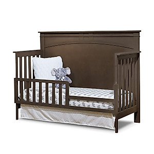 Sorelle Furniture Toddler Rails and Full-Size Bed Adult Rails, Sorelle Wood Bed Rail & Crib Conversion Kit, Converts Sorelle Furniture Crib to Toddler Bed and Full-Size Bed, # 136 - Chocolate