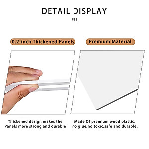 12 PCS Hanging Room Divider Fruit vegetable forks against healthy eating dieting Decorative Solid PVC Board Screen Panels Room Partition Wall Screen Panels for Bedroom Dining Room Office