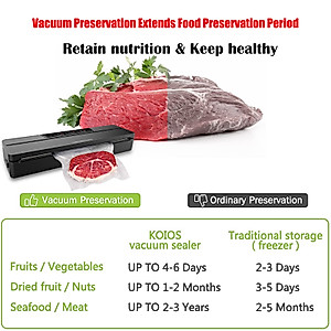 Vacuum Sealer Bags 100 Pint 11 x 16 Inch By CREATIVECHEF, Great for Food Saver, Vac Seal a Meal Bags, Vacuum Storage, Seal a Meal, Weston. Commercial Grade, BPA Free, Heavy Duty Sous Vide Vac Seal