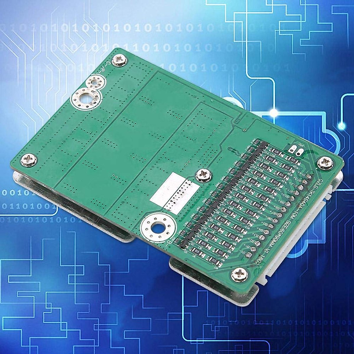 Lithium Battery Charging Board, 14S 48V 100A PCB Balance Charging Over Discharge Temperature 14 Strings Series Protect Module