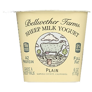 Bellwether Farms, Sheep Milk Yogurt, Plain, 6 oz