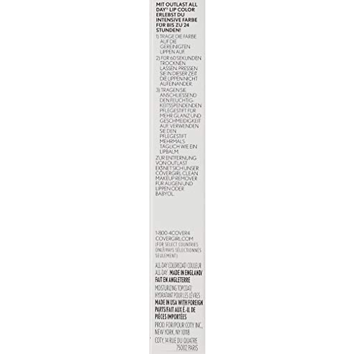 COVERGIRL Outlast All-Day Lip Color With Topcoat, My Papaya