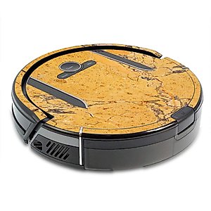MightySkins Skin Compatible with Shark Ion Robot R85 Vacuum Minimal Cover - Saffron Marble | Protective, Durable, and Unique Vinyl wrap Cover | Easy to Apply, Remove | Made in The USA