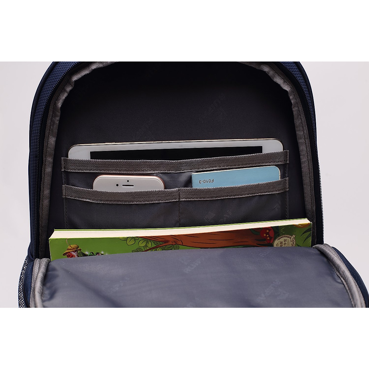 Kids Waterproof Backpack for Elementary or Middle School Boys and Girls (Royalblue with Reflector)