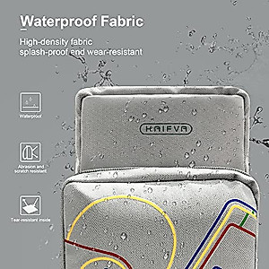 Steam Deck Carrying Bag, Switch/Switch OLED console&Accessories Travel Carrying Case, Mini Retro Console Style Travel Bag, Small Portable Sling Crossbody Shoulder Bag for Hiking Walking Biking (Grey)