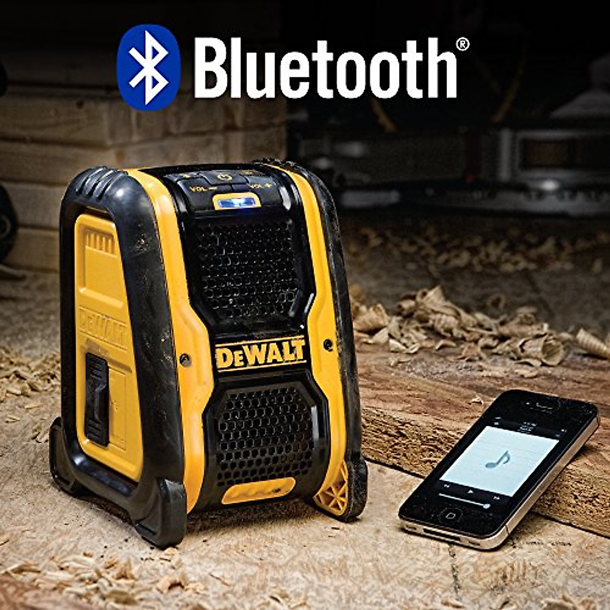 DEWALT 20V MAX* Bluetooth Speaker for Jobsite (DCR006)