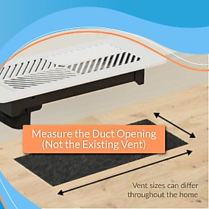 Flair Smart Vent 4x10 (White), AC Vent Cover for Floors, Walls and Ceilings. Requires Flair Puck to Operate. Compatible with Smart Thermostats and Voice Assistants.