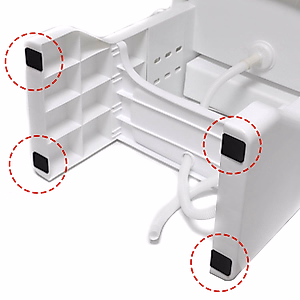 HTTMT- Washstand Self-Care Station Portable Wash Basin For Child Kids Baby Toddler KEarly Training Learning Plastic Washbasin Simulation Towel Shelf [P/N: ET-BABY007-WHITE]