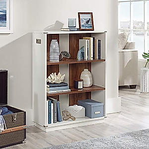 Sauder Vista Key Bookcase, Pearl Oak Finish
