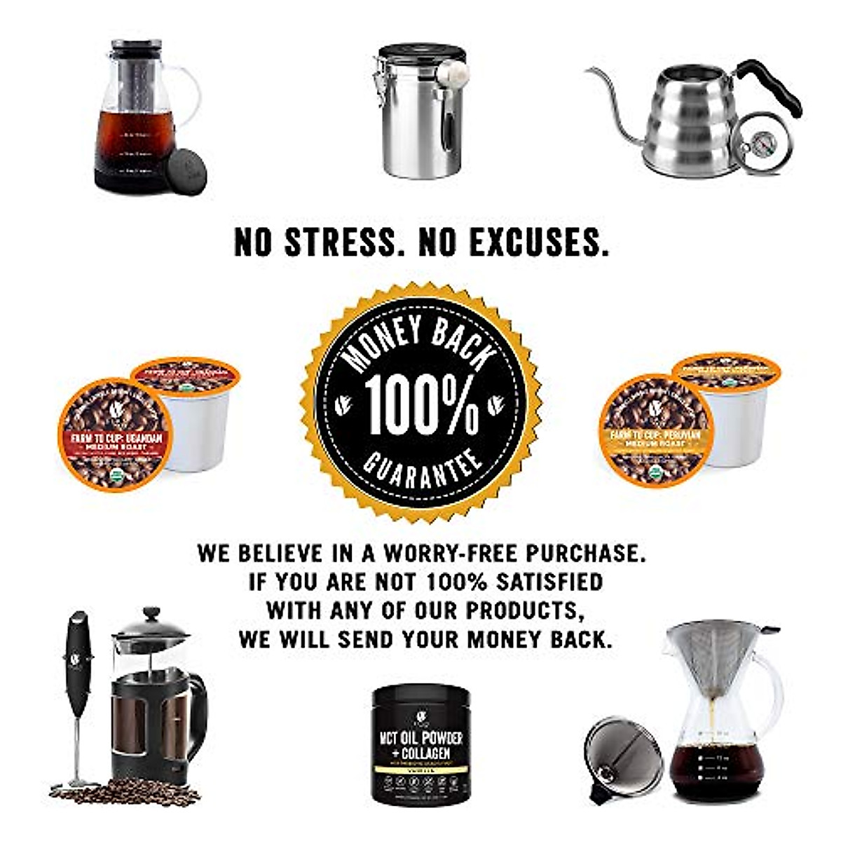 Bean Envy Coffee Canister - 22.5 oz Coffee Storage Container and Organizer w/Stainless Steel Scoop, Date Tracker & Co2-Release Valve - Essential Coffee Accessories, Steel