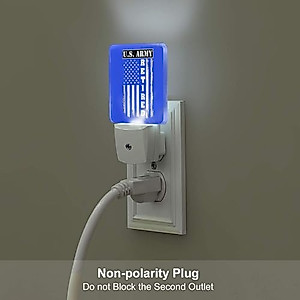 Qauirfe Army Retired Flag Night Light Set of 2 Home Decor