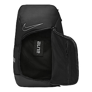 Nike Elite Pro Basketball Backpack BA6164 (Black/Black/Grey, One Size)