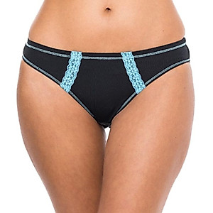 Sexy Basics Women’s 12 Pack Bikini Brief Panties | Ultra-Soft & Silky Nylon -Spandex Stretch Underwear