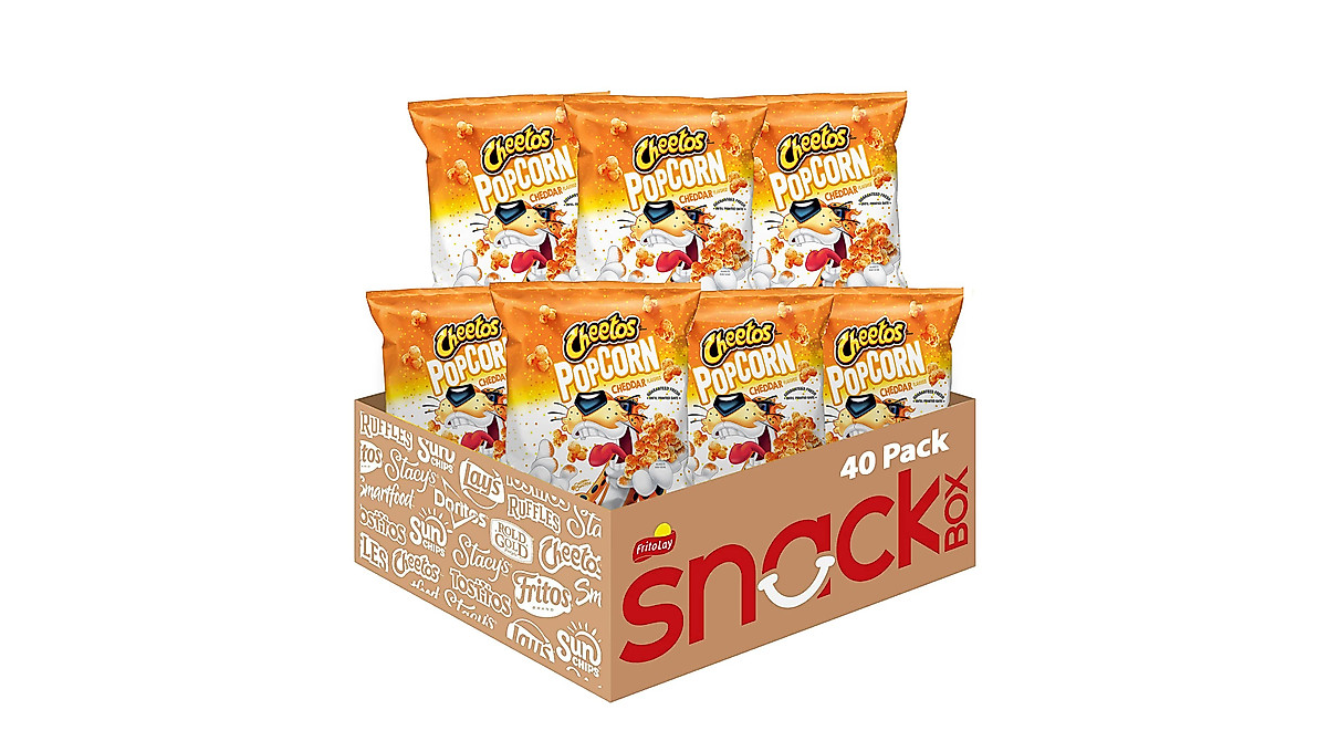 Cheetos Popcorn Cheddar - 40 Gluten-Free Snack Bags