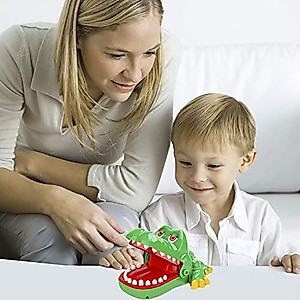 iShyan Crocodile Teeth Toys Game for Kids, Crocodile Biting Finger Dentist Games Funny Toys, 2020 Version Ages 4 and Up