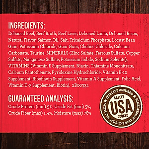 Merrick Grain Free Premium And Natural Canned Dog Food, Soft And Healthy Wet Recipe, Real Beef Lamb And Bison - (Pack of 12) 12.7 oz. Cans