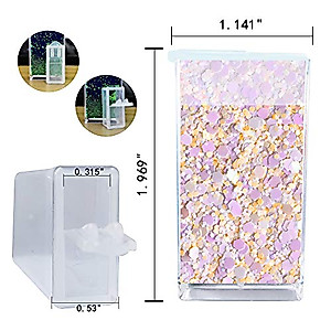 Glitter Wenida 9 Colors 105g Holographic Iridescent Multicolor Festival Sequins Craft Chunky Glitter for Arts Face Hair Body Nail