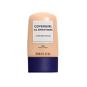 COVERGIRL Smoothers Hydrating Makeup Foundation, Natural Beige (packaging may vary), 1 Fl Oz (Pack of 1)