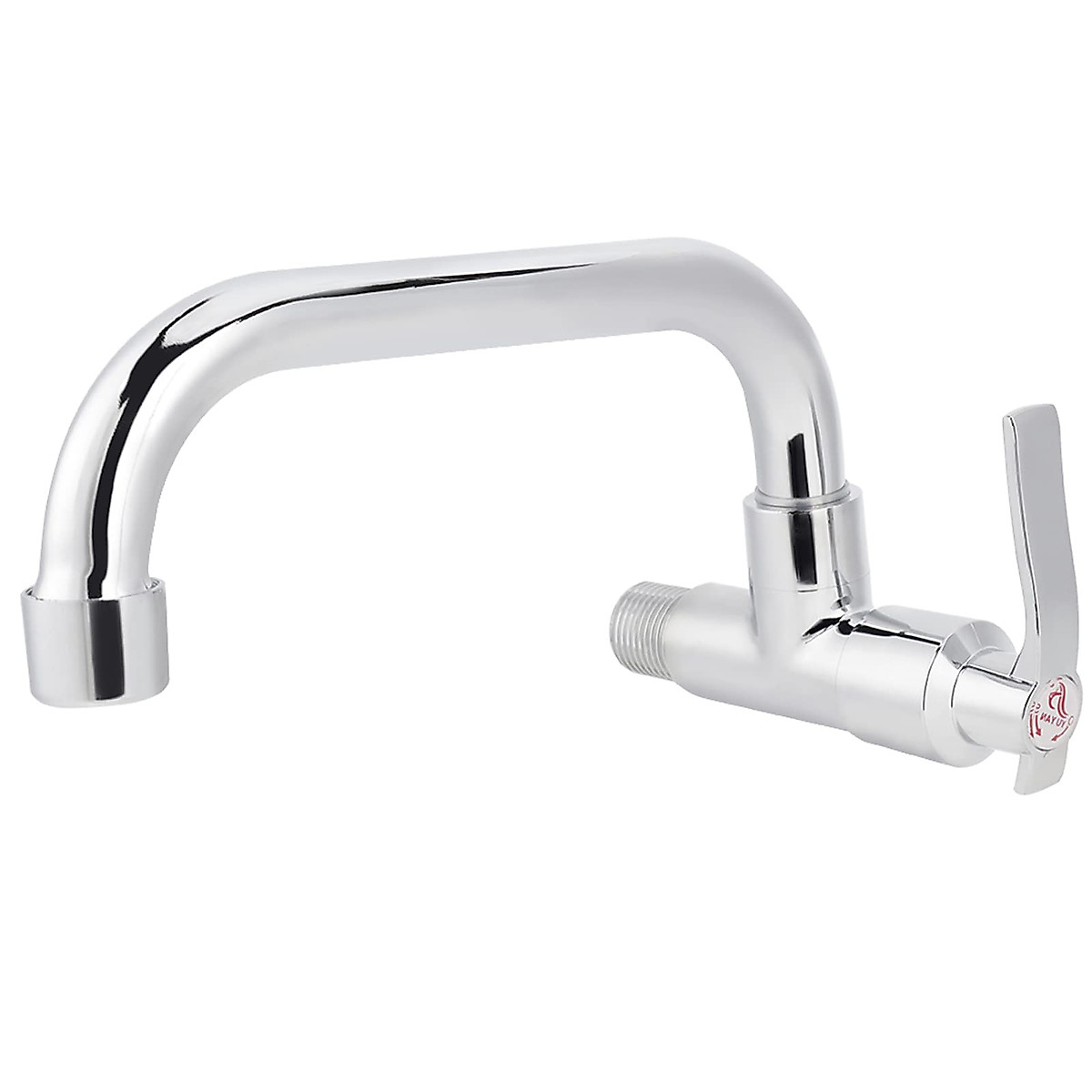 G1/2in Wall Mounted Single Cold Water Tap, Kitchen Tap Sink Water Faucet for Home Kitchen Use(LQ-3092 25cm)