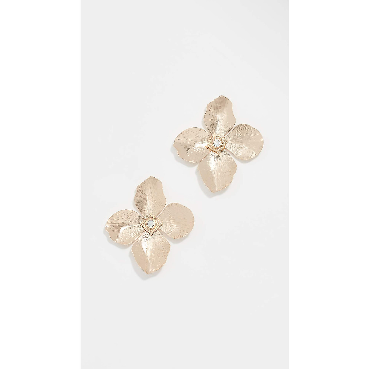 SHASHI Women's Blossom Earrings, Gold, One Size