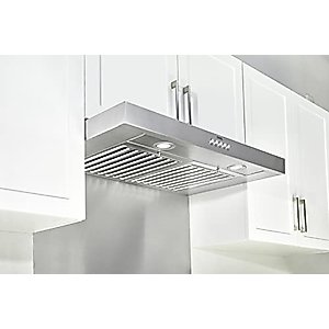 KOBE Range Hoods RAX2130SQB-2 Under Cabinet Range Hood, 30-Inch, Stainless Steel