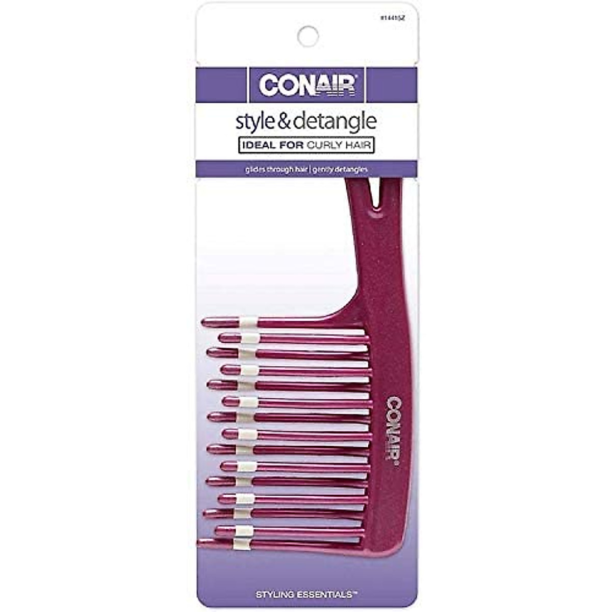 Conair Styling Essentials Style & Detangle Comb 1 ea (Pack of 3)